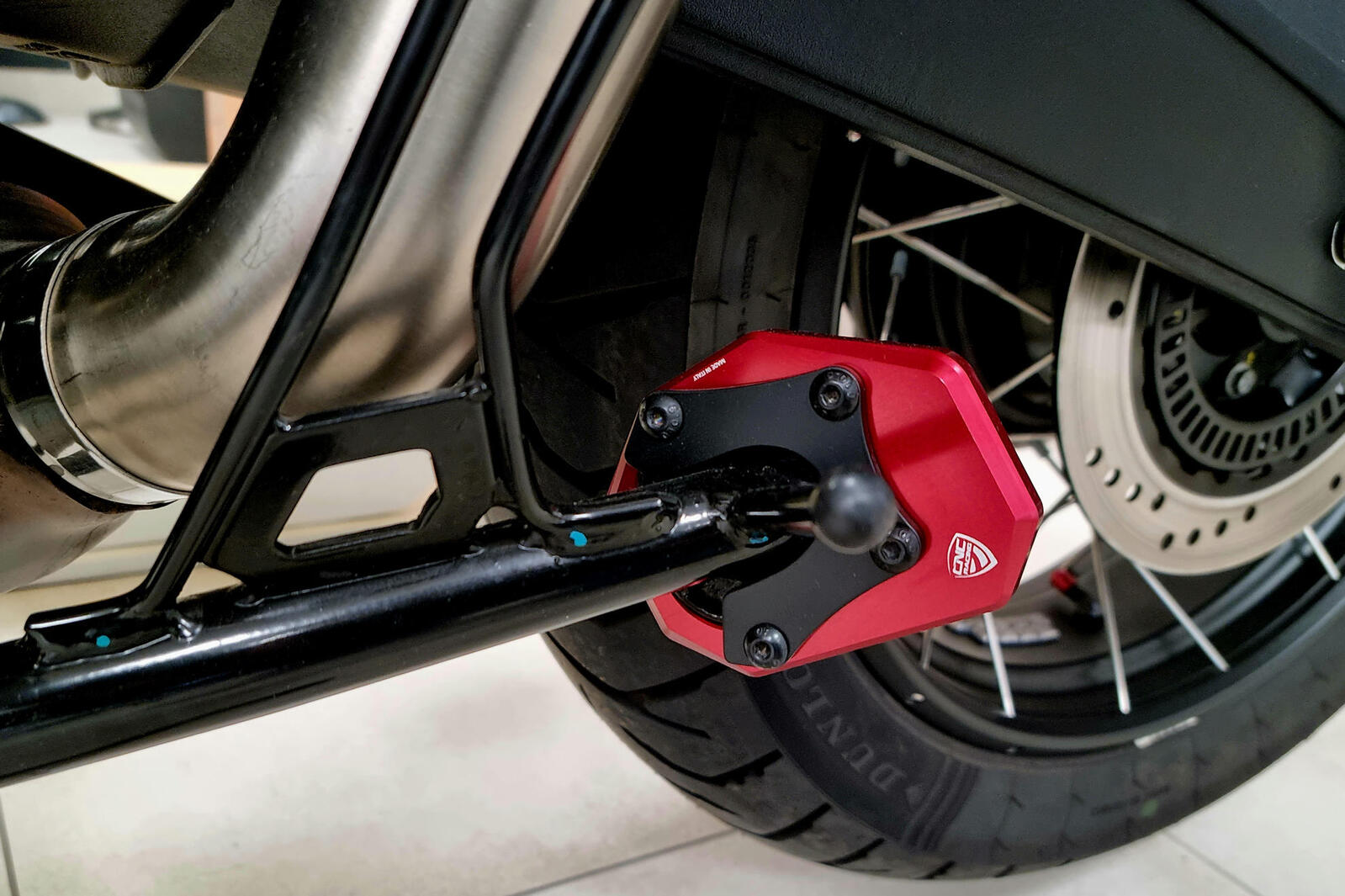 CNC Racing Side Stand Extension – Kickstand Enlarger for Safer Parking ...