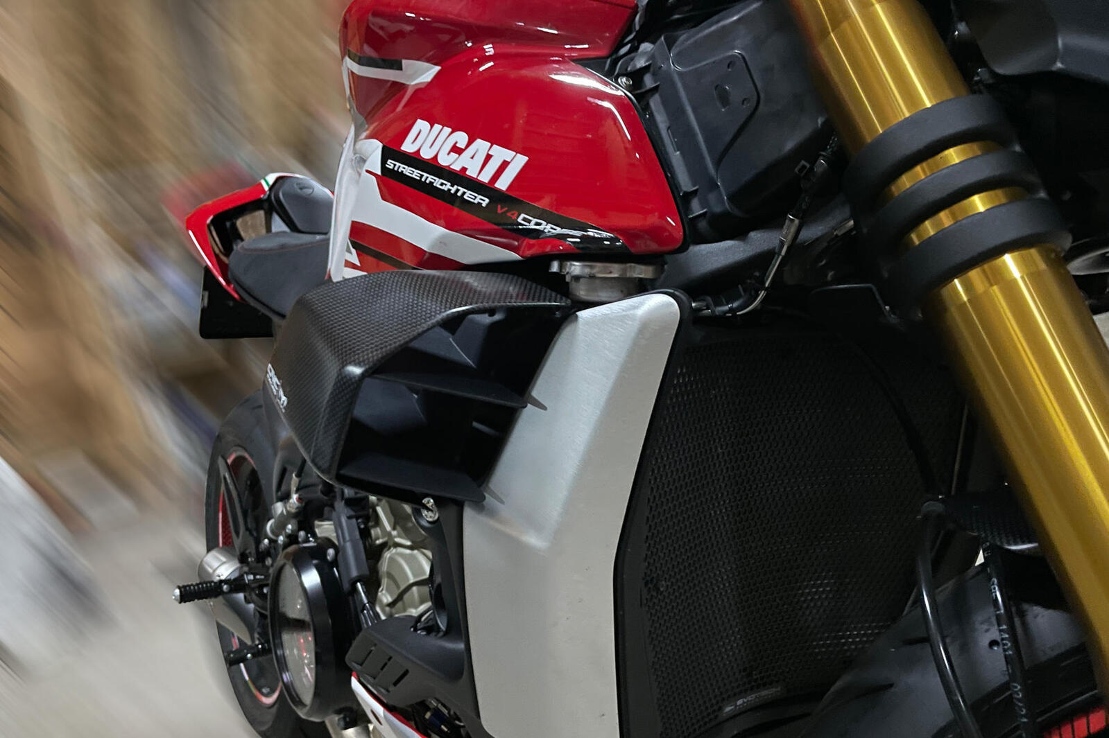 GP Winglets Ducati Streetfighter V4 - Carbon fiber - CNC Racing