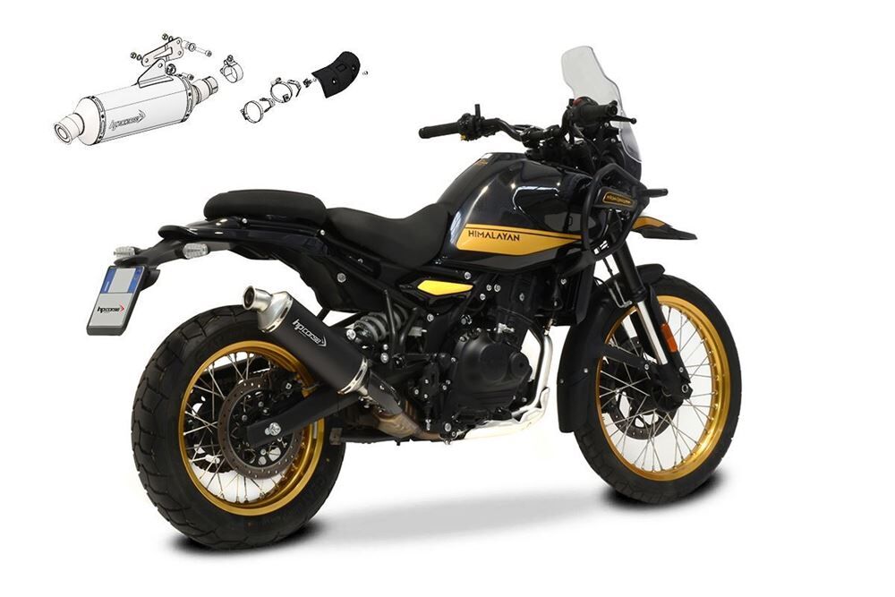HP Corse ROYAL ENFIELD HIMALAYAN 450 2024 SP-1 SHORT BLACK - Ride with ...