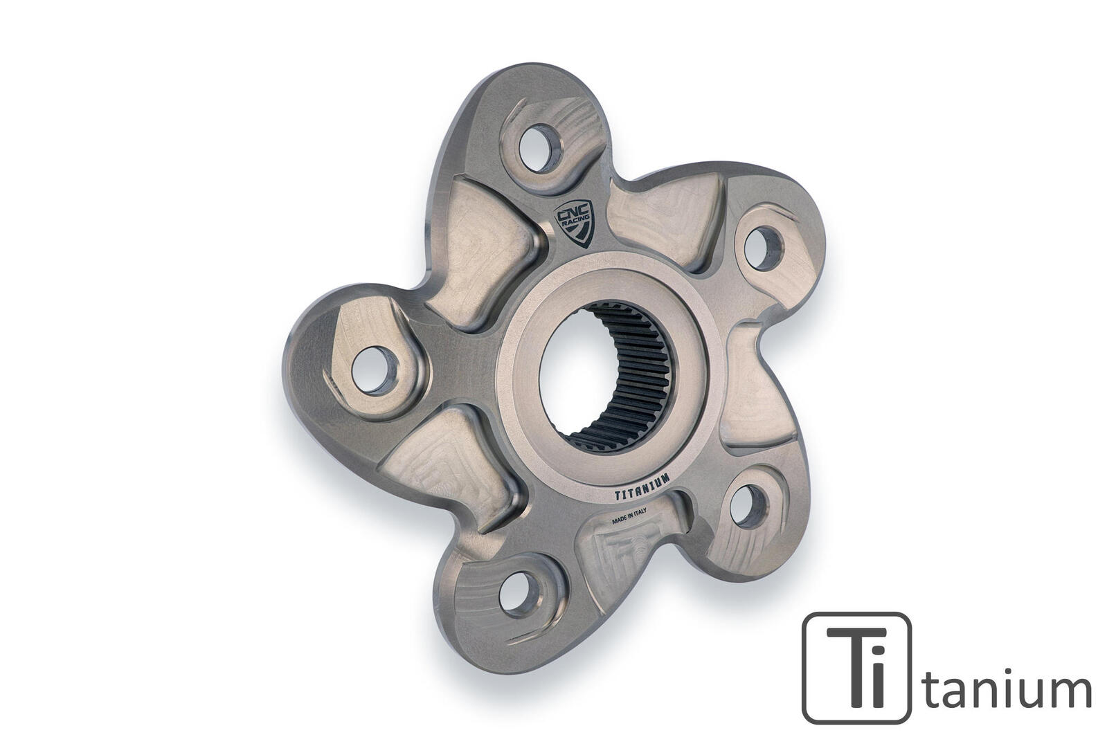 Rear sprocket flange Ducati Titanium - CNC Racing